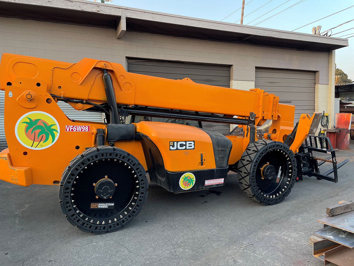 Evolution Wheel - Solid Telehandler Tires